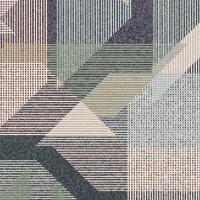 China Linear Geometric Pattern Carpet Tile Nylon Carpet Tiles PVC Backing For Open Offices for sale