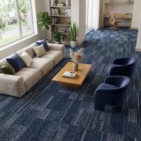 China 100cmx100cm Square Carpet Tiles Dark Blue Outdoor Carpet Tiles UV Proof for sale