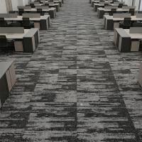 China Dark Blue Printed Carpet Tiles UV Resistant For Sunlit Areas for sale