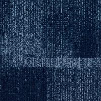 China Indigo Blue Abstract Distressed Checkered Nylon Carpet Tile: High-Density Anti-Crushing, Flame Retardant Class B1, Anti-static & Antibacterial for Busy Corridors for sale
