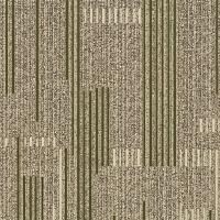 China Dark Grey Nylon Carpet Tile with Antibacterial & Anti-mite Vertical Ribbed Jacquard Loop for Healthcare Flooring for sale