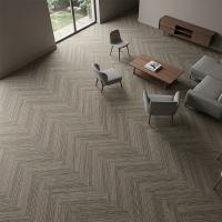 China B1 Fire Rated 100% Nylon Carpet Tile with Vertical Striped Jacquard Loop for Government Offices for sale