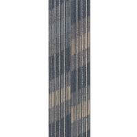 China Blue And Beige 100% Nylon Commercial Carpet Tile With Vertical Stripe for sale
