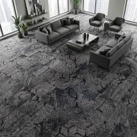 China Abstract Distressed Pattern Nylon Carpet Tiles Flooring Stain Resistant for sale