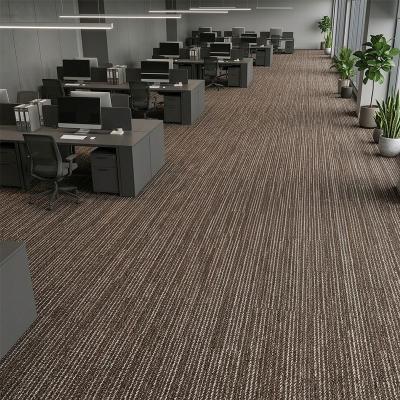 China Dark Brown Rug Tiles 100cmx100cm Outdoor Carpet Tiles Antibacterial for sale