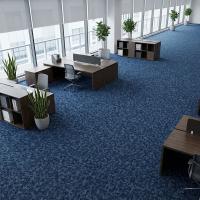 China Class B1 PP Carpet Tile Bacteria Proof Commercial Carpet Squares for sale