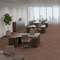 China Antibacterial PP Carpet Tile 4mm Pile Easy Clean For School Use for sale