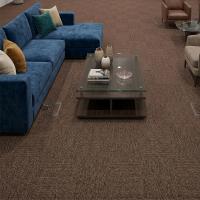 China Antibacterial PP Carpet Tile 4mm Pile Easy Clean For School Use for sale