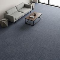 China Monochromatic Charcoal Grey Mottled Pattern Anti-fouling Low Maintenance PP Carpet Tile with Charcoal Grey Mottled Pattern for Industrial Warehouses for sale