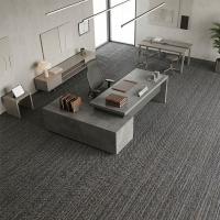 China 25x100 PP Carpet Tile B1 Flame Retardant Industrial Carpet Squares for sale