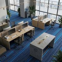 China Indigo PP Carpet Tile Heathered Base Industrial Carpet Squares for sale
