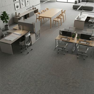China Wear Resistant Commercial Carpet Tile Nylon Or PP Office Carpet Tiles for sale