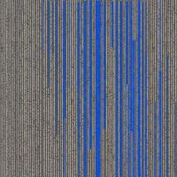 China Flameproof High Traffic Commercial Carpet Tiles Grey Nylon PP Carpet Tile for sale