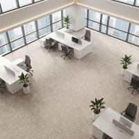 China Antibacterial High Traffic Carpet Tiles Monochromatic Commercial Carpet Floor Tiles for sale