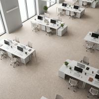 China Antibacterial High Traffic Carpet Tiles Monochromatic Commercial Carpet Floor Tiles for sale