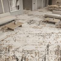 China Ivory Base Residential Carpet Tile PP Nylon Carpet Tile B1 Flame Retardant for sale