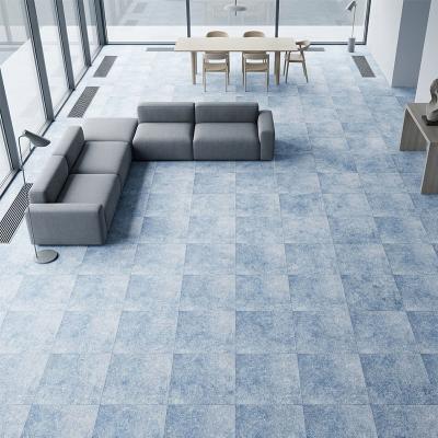China B1 Fireproof Residential Carpet Squares 50x50cm Water Resistant Carpet Tiles for sale