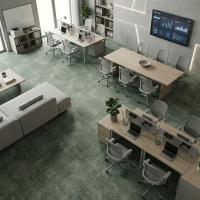 China Sage Green Fingerprint Carpet Squares For Home Floor Carpet Tiles for sale