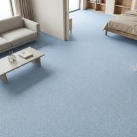 China Sky Blue Soft Bedroom Carpet Tiles 4mm Pile Indoor Carpet Tiles for sale