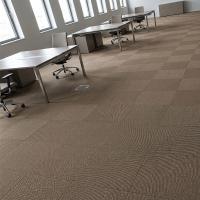 China Warm Taupe Select Elements Carpet Tile Textured Weave PP Nylon Carpet Tile for sale