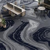 China Swirl Pattern Wall To Wall Carpet Eco Friendly School Library Anti Fouling for sale