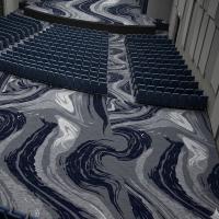 China Swirl Pattern Wall To Wall Carpet Eco Friendly School Library Anti Fouling for sale
