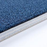 China Deep Blue Sound Absorbing Rug 6mm Thickness Office Carpet Tiles for sale