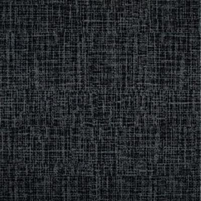 China Monochrome Black Abstract Grid Pattern 100% Polypropylene Carpet Tile with Antibacterial Anti-fouling Treatment and Flame Retardant B1 for Commercial Floor for sale