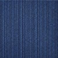 China Warm Taupe Striped Carpet Tile 6mm Modular Carpet Tiles 50x50cm for sale