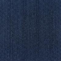 China Deep Navy Antibacterial PP Carpet Tile with Vertical Ribbed Jacquard and Flame Retardant B1 for Commercial Hallways for sale