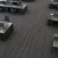 China Charcoal Grey Modular Carpet Tiles 100% Polypropylene Custom Printed Carpet Tiles for sale