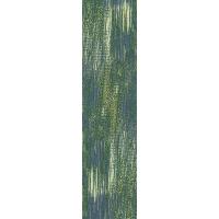 China Green & Blue Abstract Vertical Brushstroke Pattern PVC Backed Nylon Carpet Squares Waterproof Executive Offices for sale