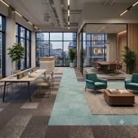 China Loop Pile Nylon Carpet Tile Residential & Education Flooring Acoustic Comfort Anti Stain Durable Low Maintenance for sale