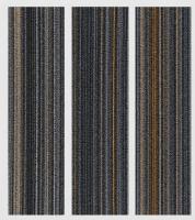 China 100% Nylon Level Loop Office Carpet Tiles 25x100cm Modular Flooring for sale