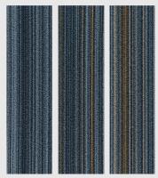 China 100% Nylon Level Loop Office Carpet Tiles 25x100cm Modular Flooring for sale