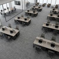 China Nylon Carpet Tile 50x50cm Modular Squares Stain Resistant for Office Retail Home for sale