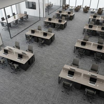China Nylon Carpet Tile 50x50cm Modular Squares Stain Resistant for Office Retail Home for sale