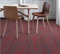 China Nylon Multi-Level Loop Carpet Plank 33.3x100cm Sound-Absorbing Commercial Tile for sale