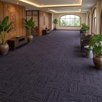 China Nylon Carpet Tiles 50x50cm Commercial Basement Peel and Stick Modular for sale