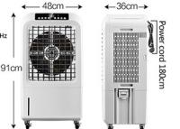 China 150W 220V Industrial Water Air Cooler 7.5H Remote Control Timer Air Conditioner for sale
