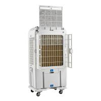 China Portable Indoor Water Air Cooler 3200m3/h Airflow With Copper motor 36*48*91cm for sale