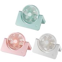 China Big Airflow USB Rechargeable Mini Fan , Multi Speed Mini Rechargeable Table Fan for sale