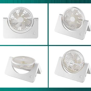 China 3 Speed Control USB Rechargeable Mini Fan DC 5V With 4000mah Battery for sale