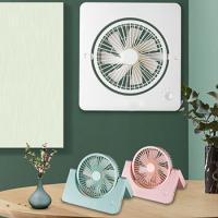 China Desk Install USB Rechargeable Mini Fan With DC Motor Mesh Removable for sale