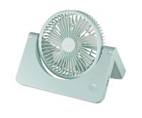 China Desk Install USB Rechargeable Mini Fan With DC Motor Mesh Removable for sale