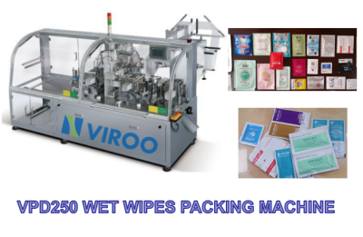 China Single Sachet Wet Wipes Machine High Speed PLC Programming Control System,wet tissue napkins packaging machine for sale