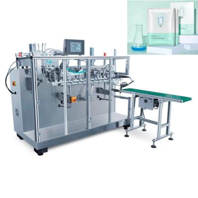 China Semi Automatic Non Woven Facial Mask Production Line Sealing Packing Machine 380V 3.5Kw for sale