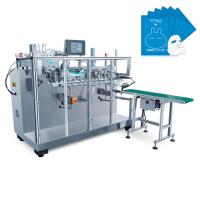 China High Speed Non Woven Facial Mask Making Machine Full Automatic Filling Sealing 40-60 Bags Per Minute for sale