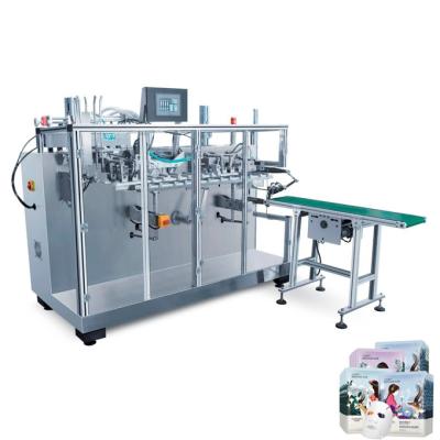 China VPD200 Horizontal Bag Packing Machine for Cosmetics Masks - 40-60 Bags/Min, 80-200mm Bag Size for sale