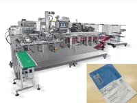 China Automatic Facial Mask Folding Sachet Filling Machine 70packs/min 380V for sale